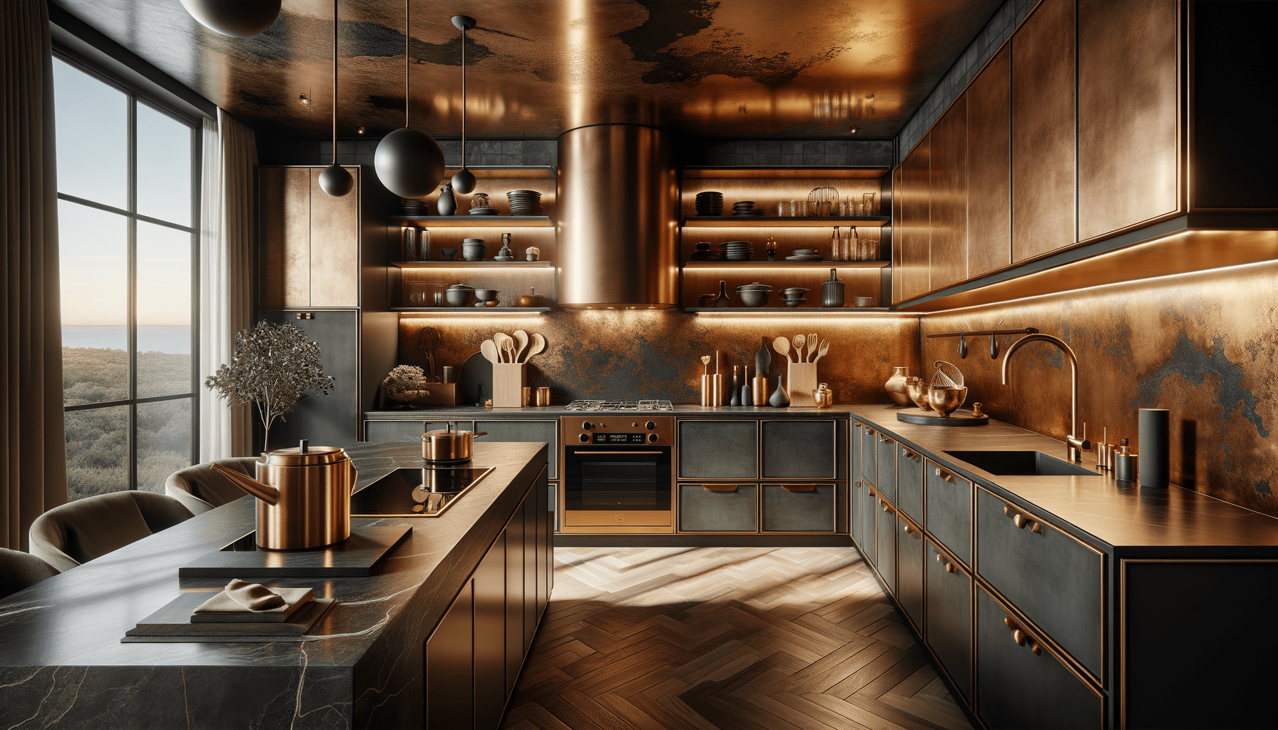 Neolith Sofia Cuprum Surfaces for Bold Luxurious Designs – Zicana Boutique