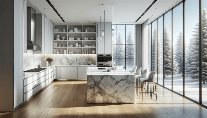 Bianco Calacatta Silestone Design Ideas for Luxury Spaces – Zicana Boutique