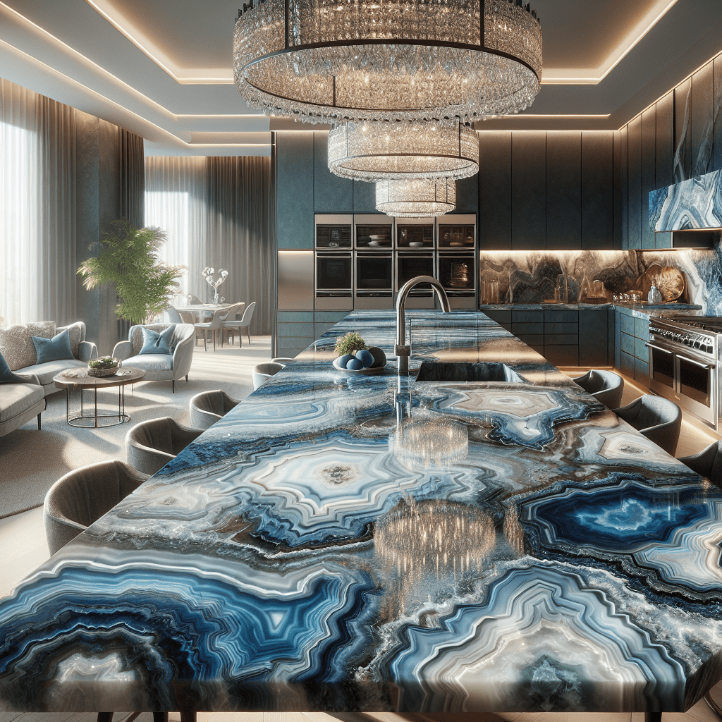Blue Onyx Countertop: The Pinnacle of Luxury Design Decor – Zicana Boutique