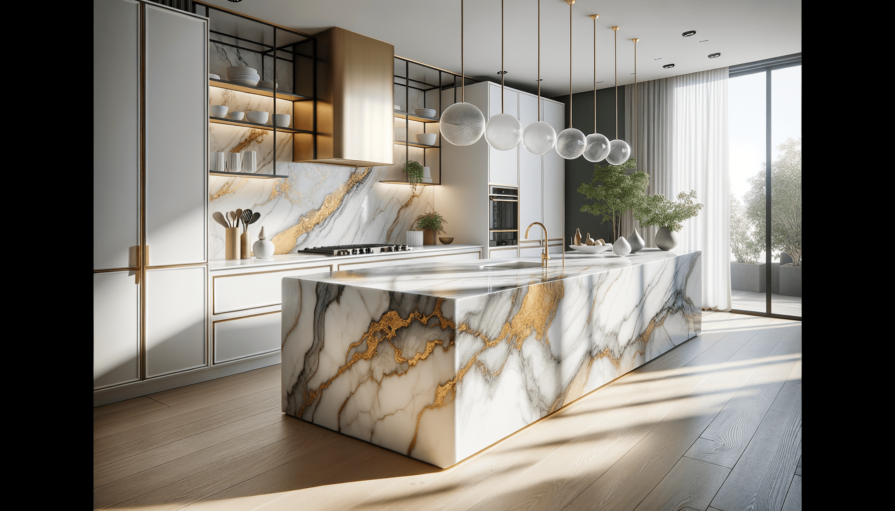 Calacatta Gold Silestone Quartz Elegance for Luxury Spaces – Zicana ...