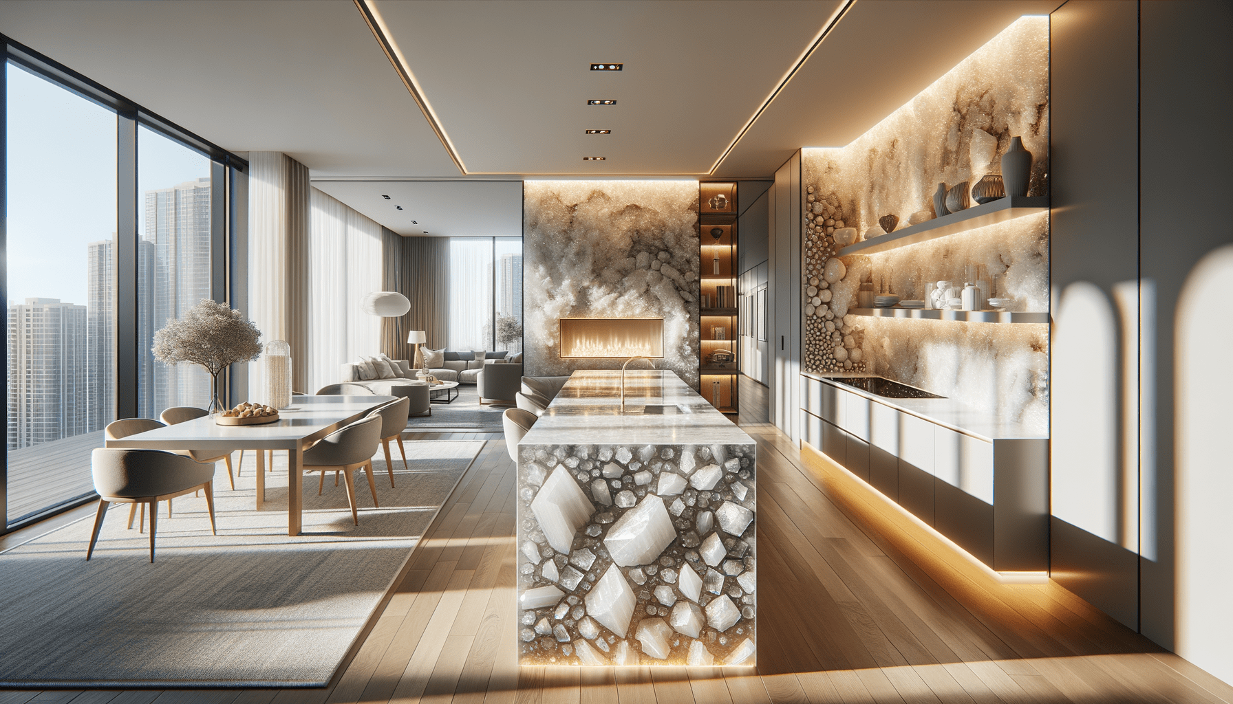 Does Quartz Rock Have Any Value for Luxury Interiors? – Zicana Boutique