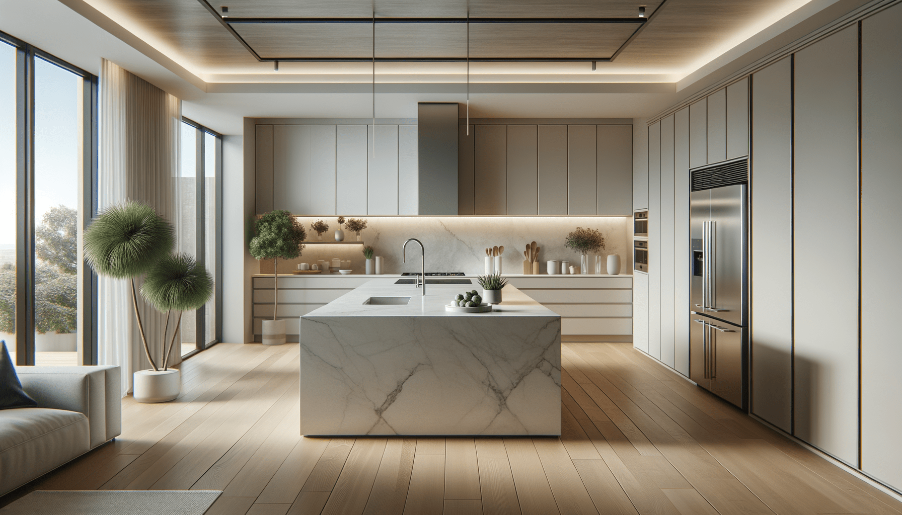 Elevate Interiors with Vicostone Quartz Polaris Surfaces – Zicana Boutique