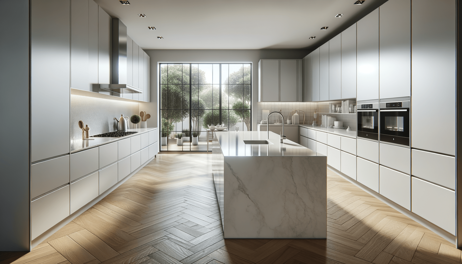 Elevate Modern Spaces with Sleek White Dekton Surfaces – Zicana Boutique