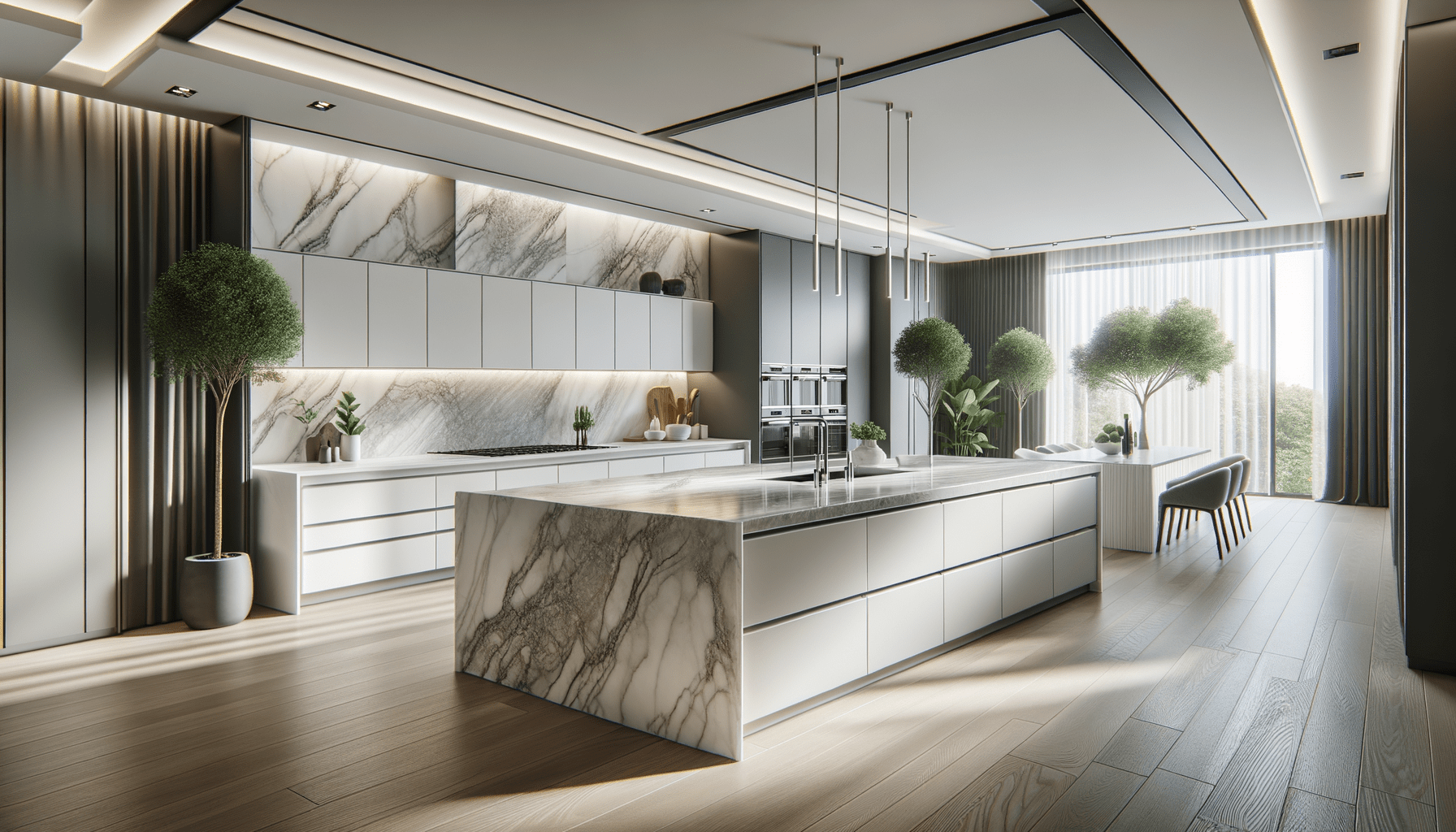 Elevate Spaces with Vicostone Quartz Carrara Design Solutions – Zicana ...