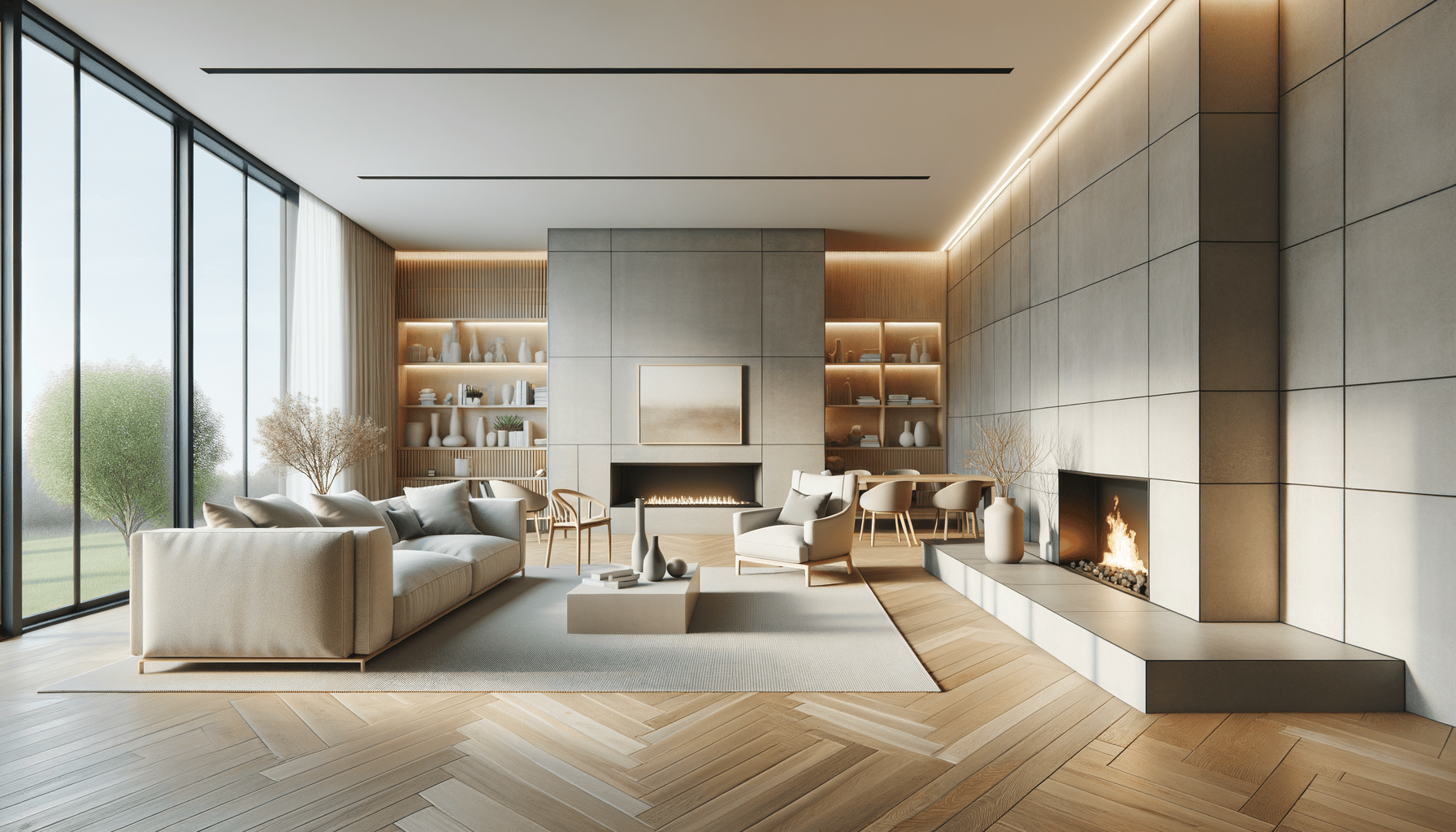 Elevate Your Space with a Neolith Fireplace Design – Zicana Boutique