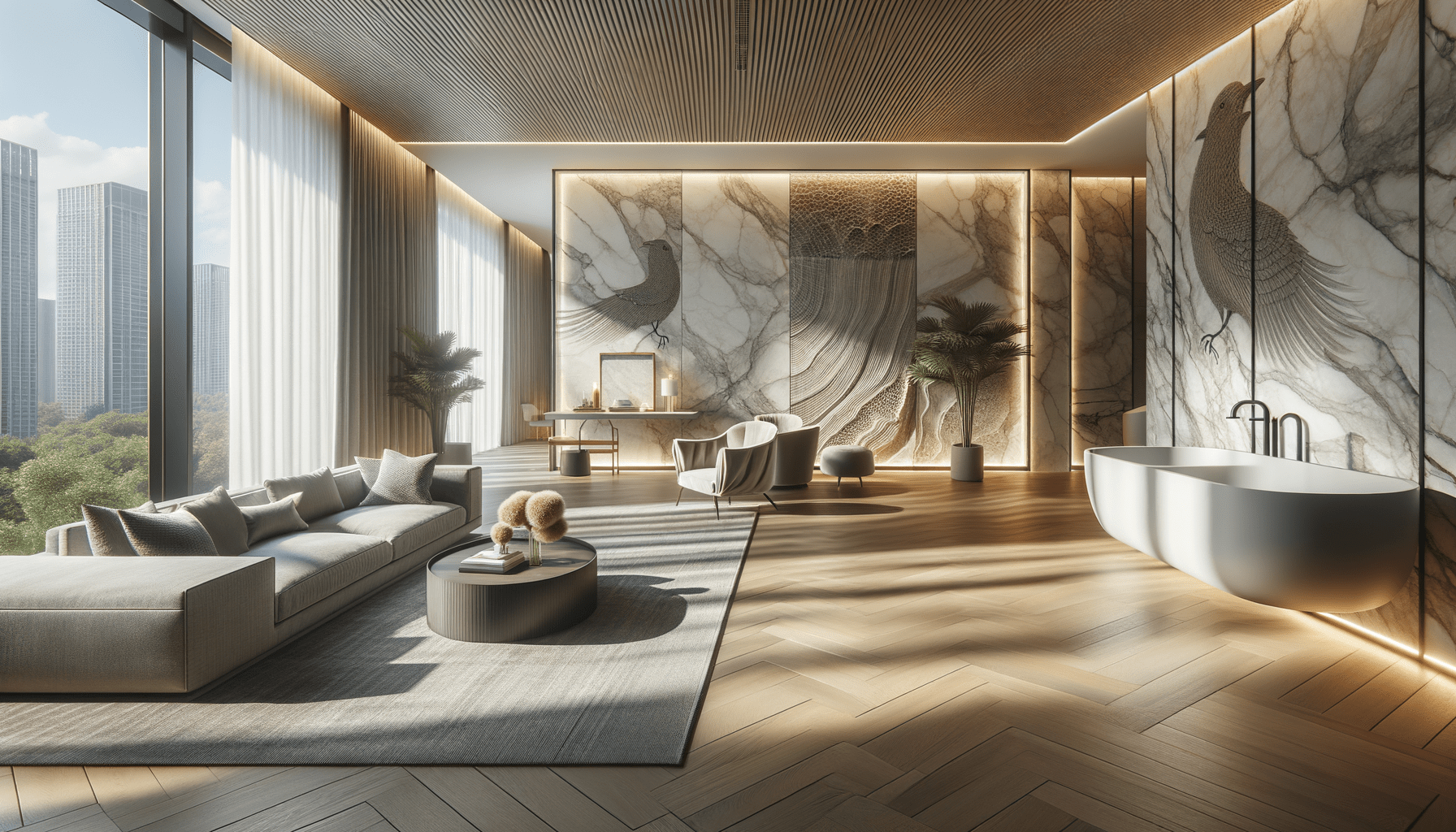 Florim Natural Stone Fossil Ideas for Luxury Home Design – Zicana Boutique