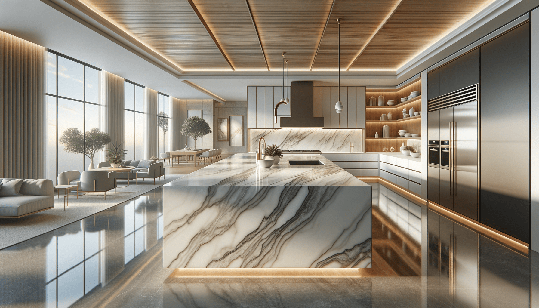 Laminam Calacatta Michelangelo Surfaces for Luxury Stone Design ...