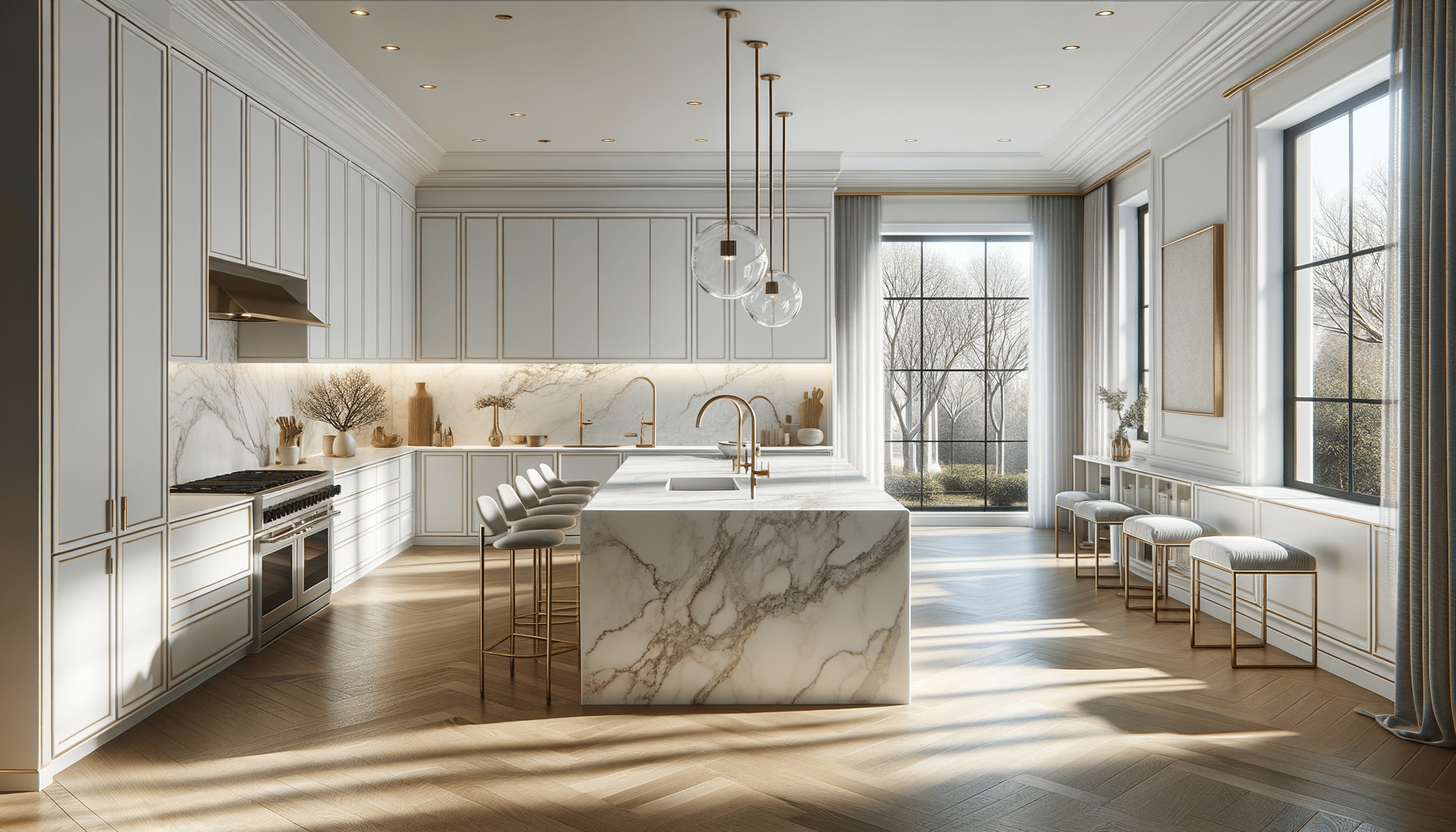 MSI Q Quartz Calacatta Idillio Elegance at Zicana – Zicana Boutique
