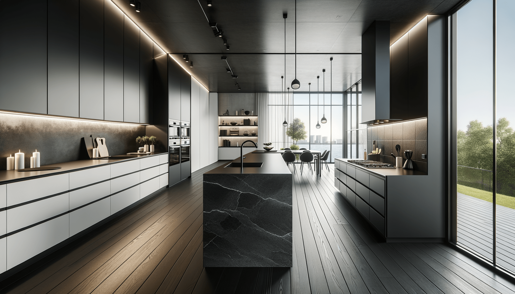 Neolith Basalt Black Surfaces for Timeless, Sleek Interiors – Zicana ...
