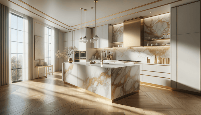 Neolith Calacatta Gold Kitchen Ideas for Luxe Surfaces – Zicana Boutique