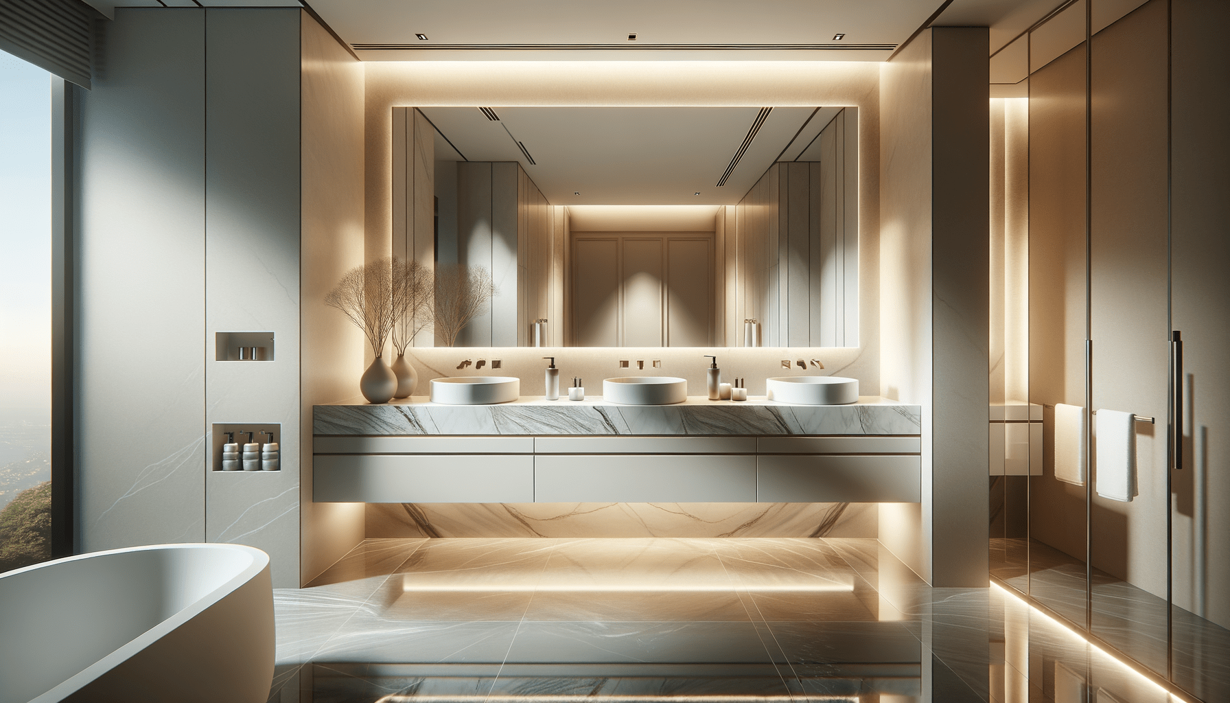 Porcelain Slabs for Sink Design Solutions for Luxury Spaces – Zicana ...