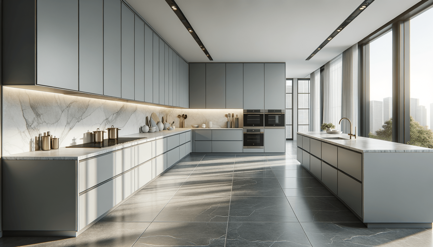 Porcelain Slabs Kitchen Design Ideas for Luxury Stone Spaces – Zicana ...