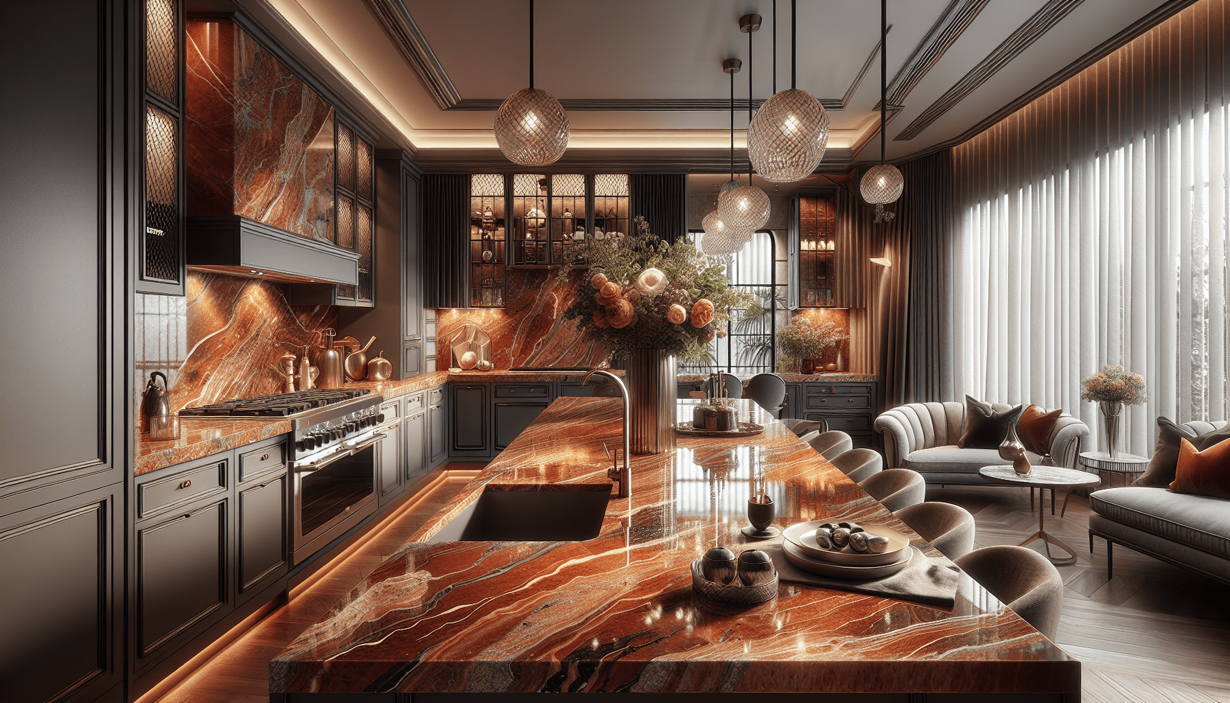 Reddish Granite: Elegant Solutions for Luxurious Home Designs – Zicana ...