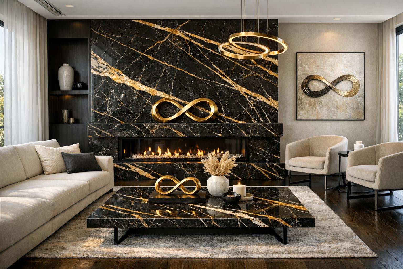Sahara Noir Infinity: Elevate Spaces with Timeless Elegance – Zicana ...