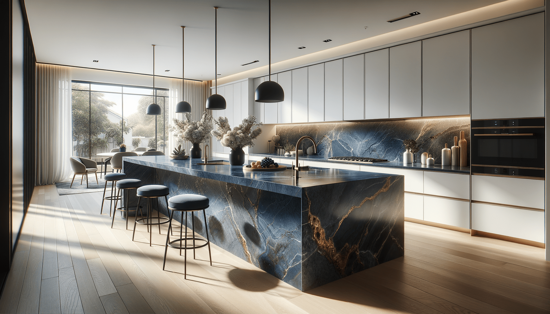 Silestone Blue Sahara Elegance for Luxe Interior Surfaces – Zicana Boutique