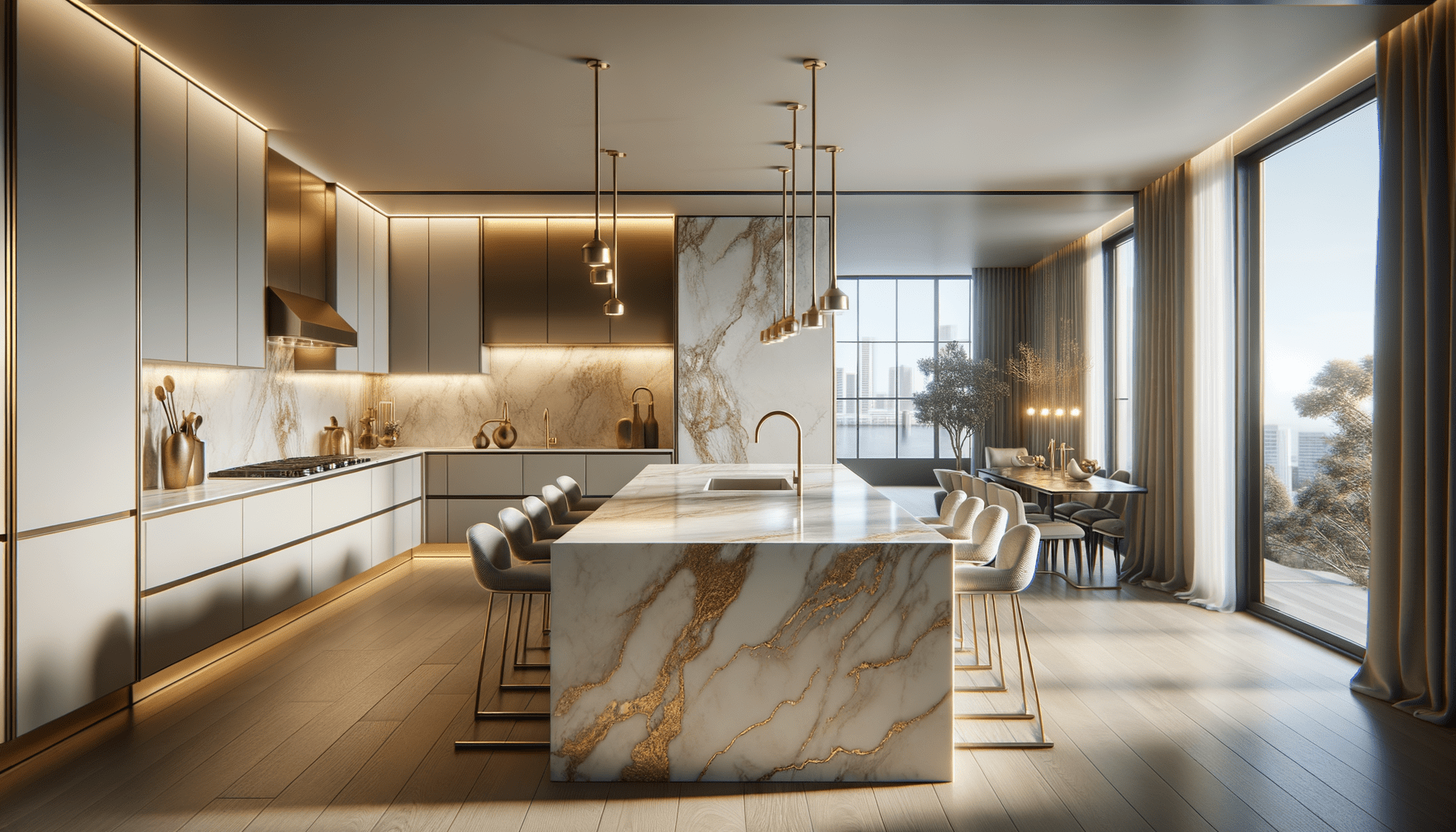 Silestone Brass Relish Inspires Luxe Stone Design Solutions – Zicana ...