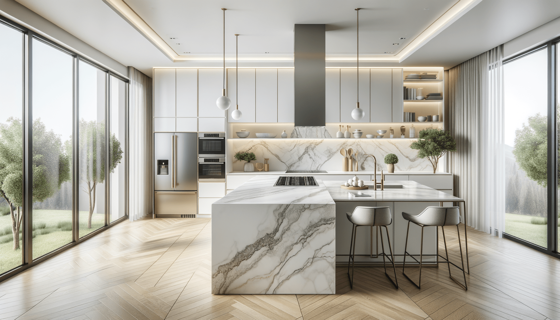 Silestone Eternal Calacatta Gold Designs for Timeless Stone Elegance ...