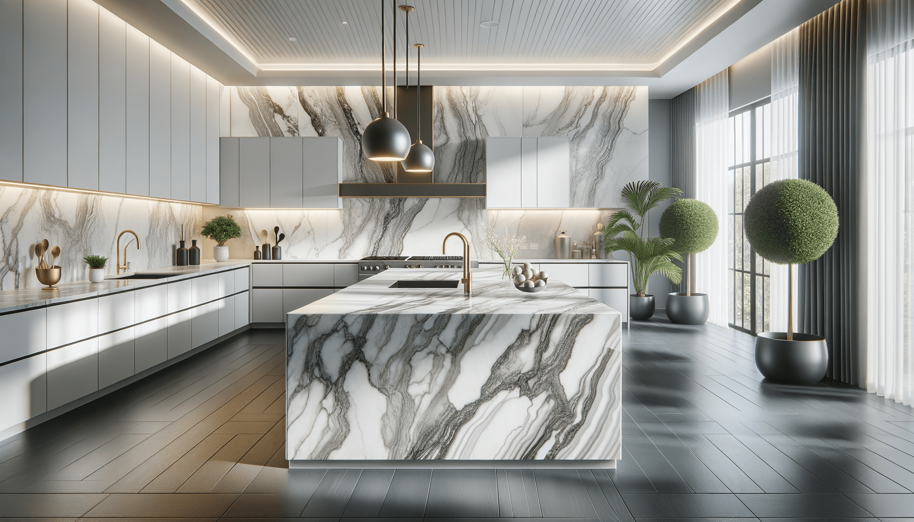 Silestone Eternal Calacatta Ideas for Luxe Stone Interiors – Zicana ...