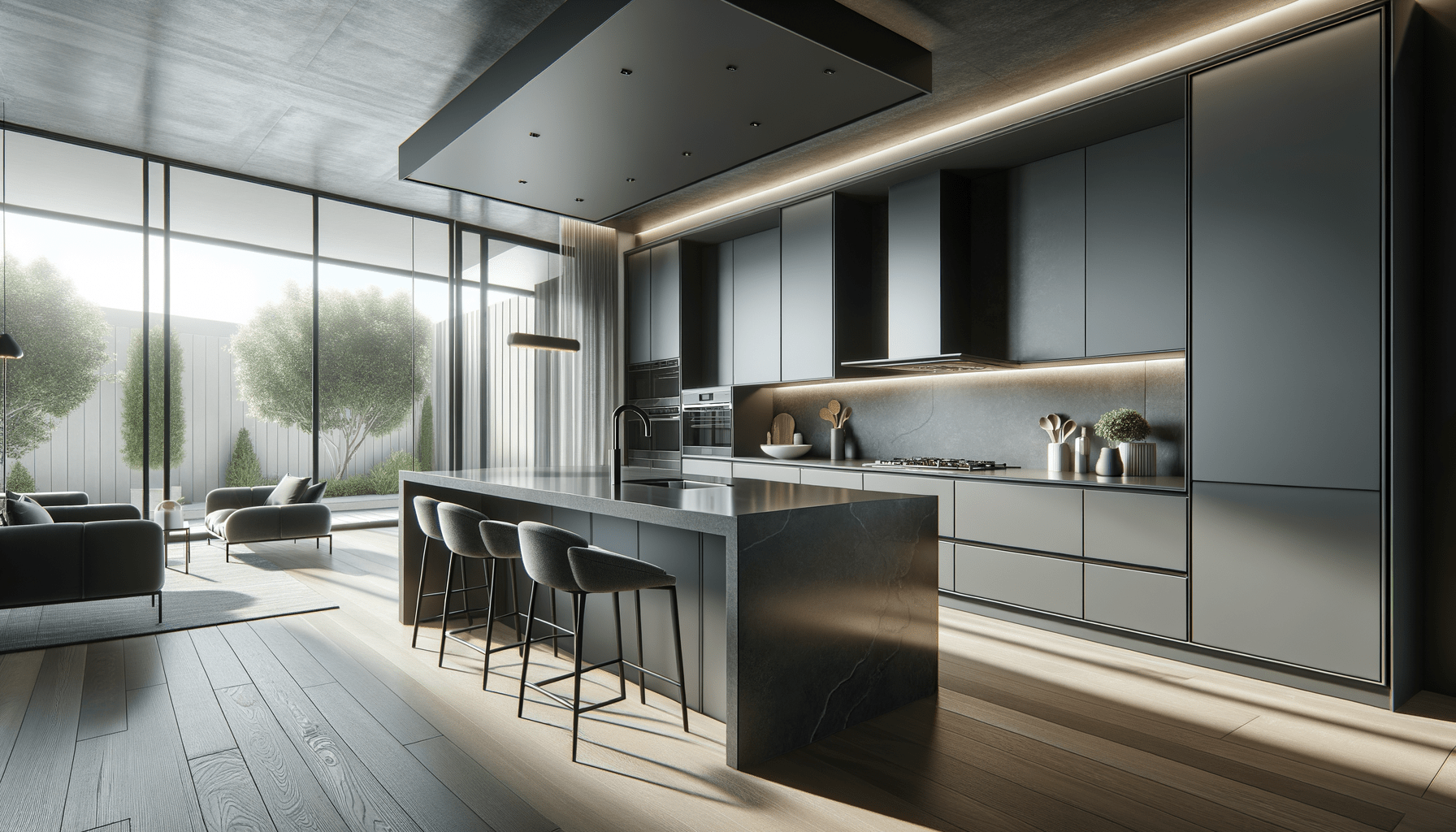 Silestone Motion Grey Surfaces for Luxury Design Projects – Zicana Boutique