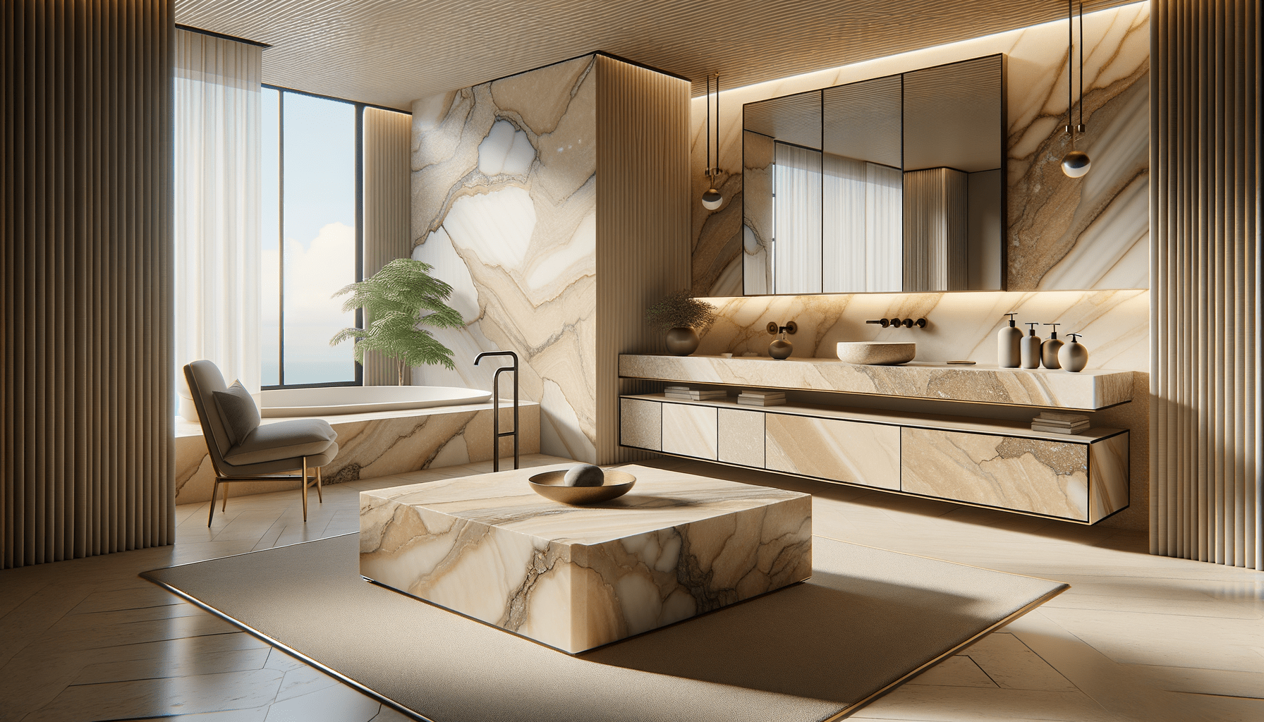 Taj Mahal Quartzite Off Cut Ideas for Luxurious Spaces – Zicana Boutique