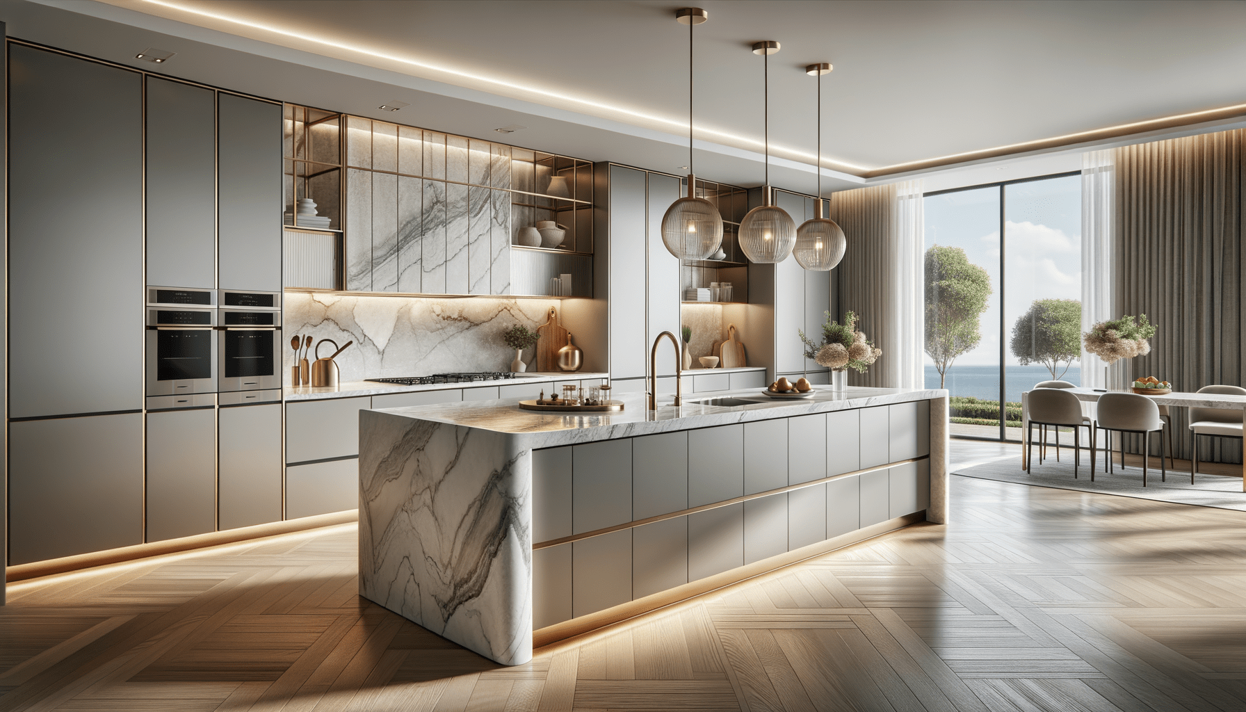 Vicostone Quartz Tyrol Design Ideas for Luxury Stone Spaces – Zicana ...
