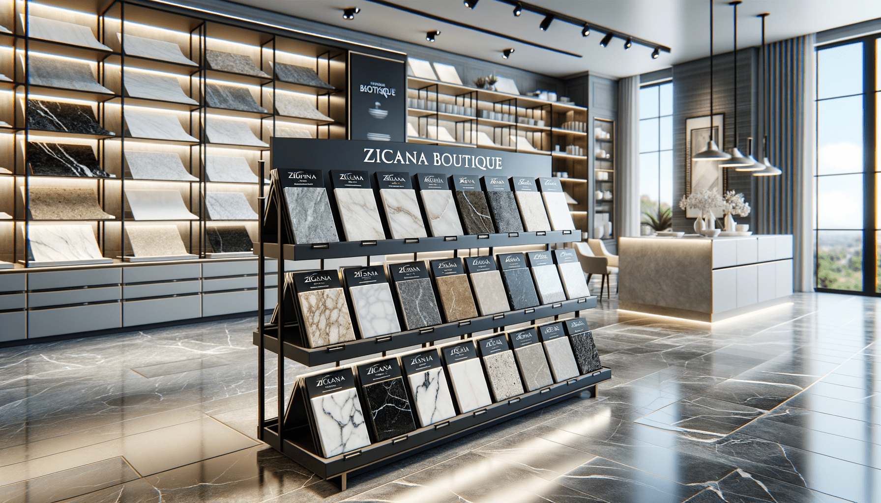 Zicana Boutique sample kits for countertops simplify smart selection